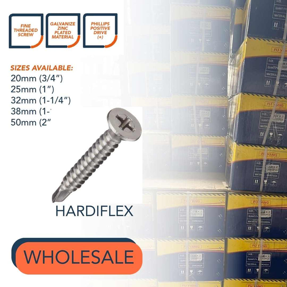 Self Drilling Hardiflex Screw Ficem for Sale Philippines