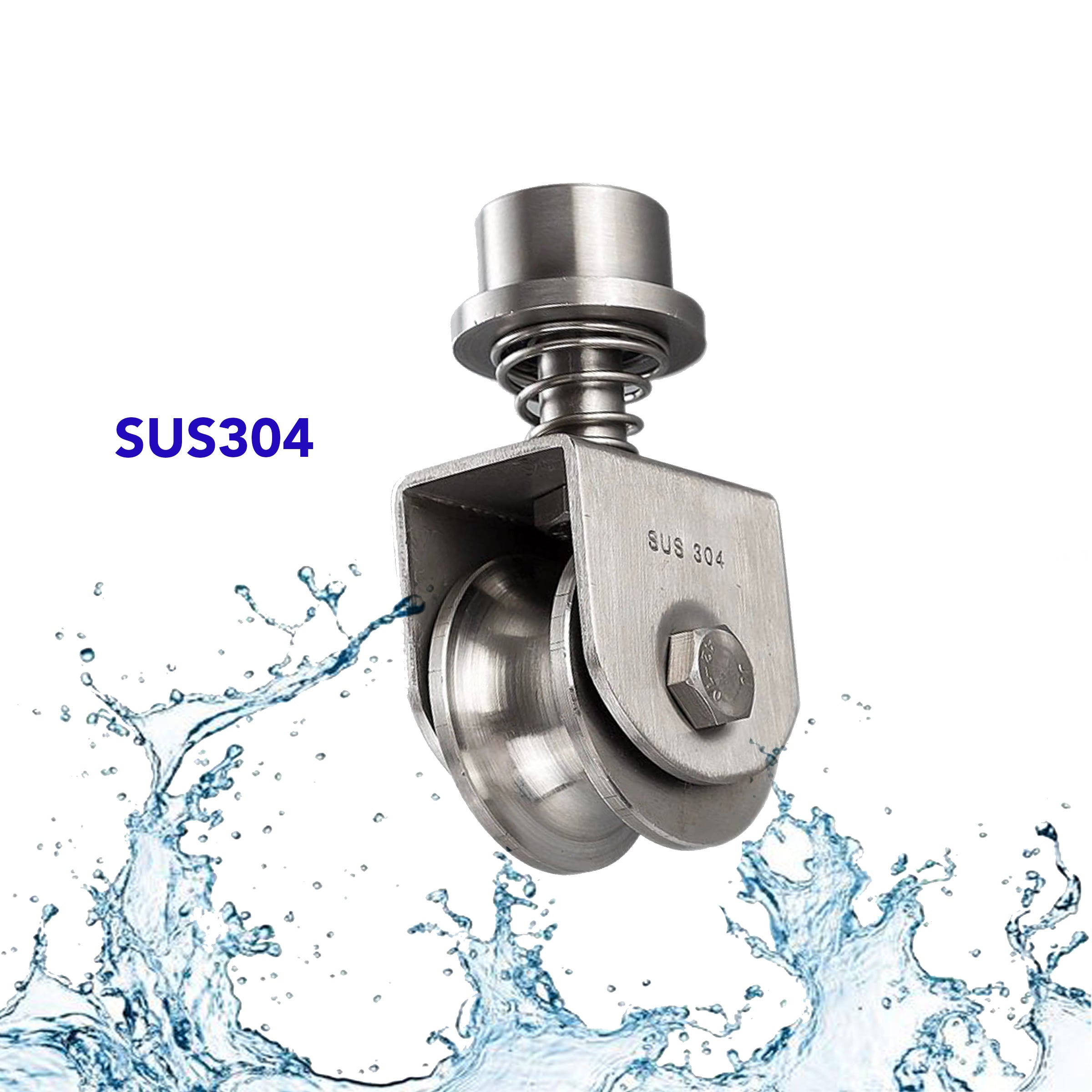 Stainless 304 58mm Rotating Swivel Gate Roller for Sale Philippines