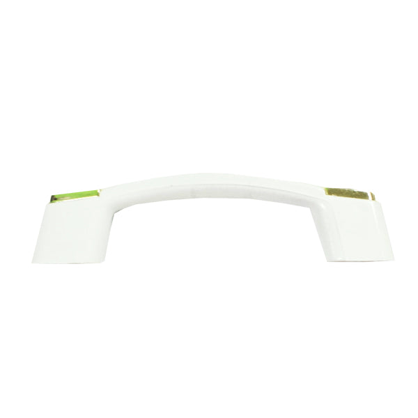 169 White Gold Plastic Pull Handle
