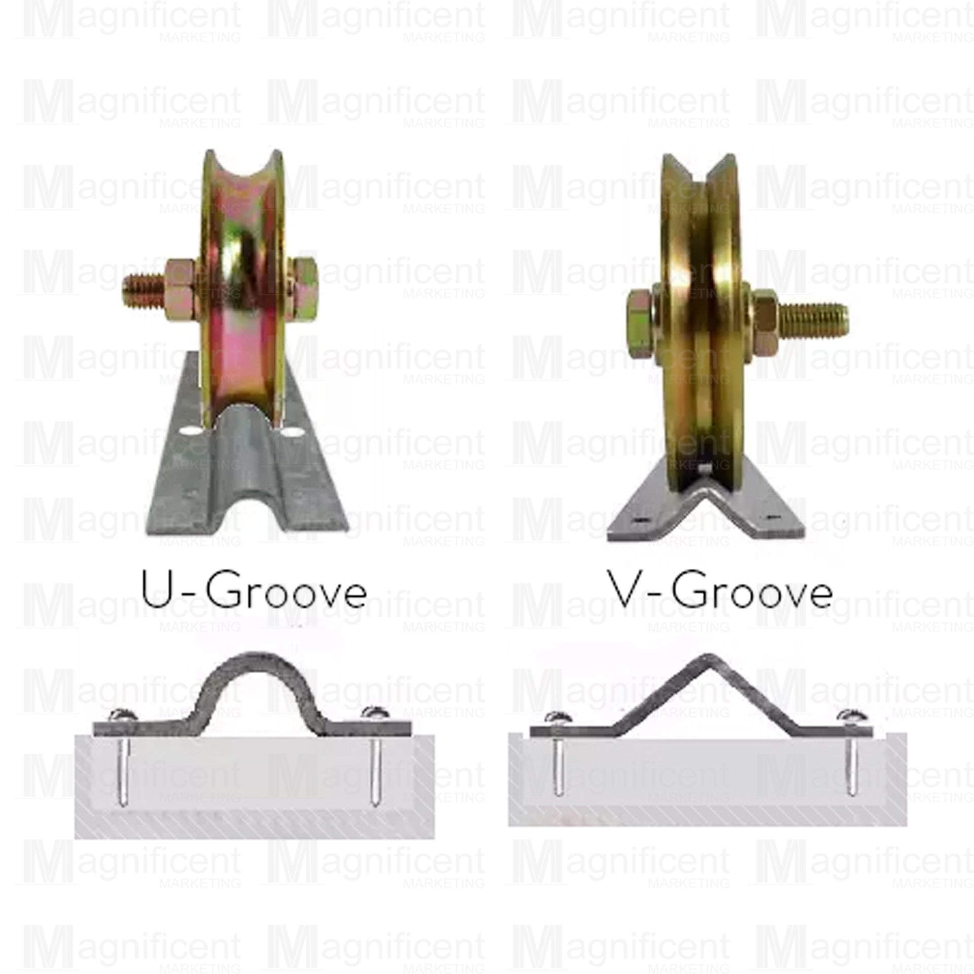 50S V-Groove Rail