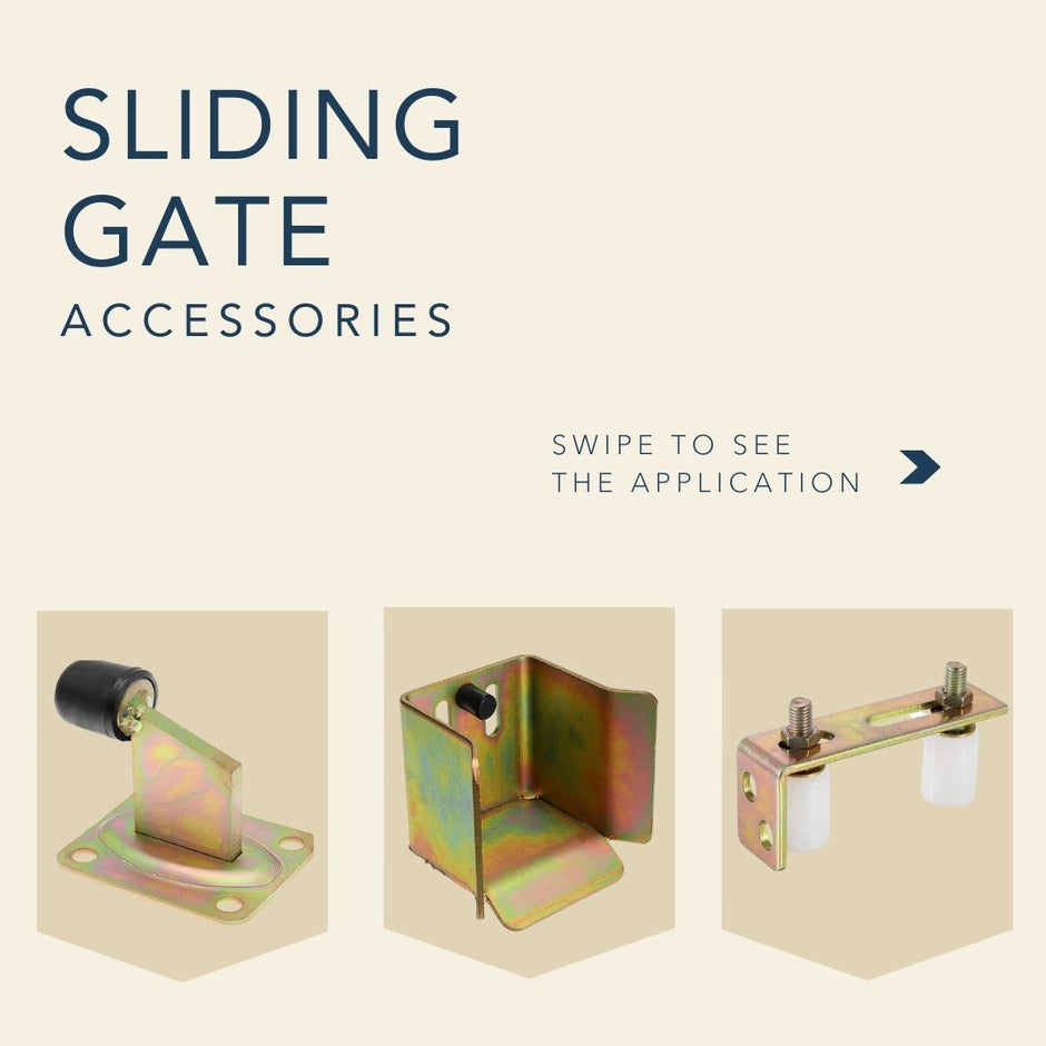 Sliding Gate V-Groove Hardware Set (50mm)