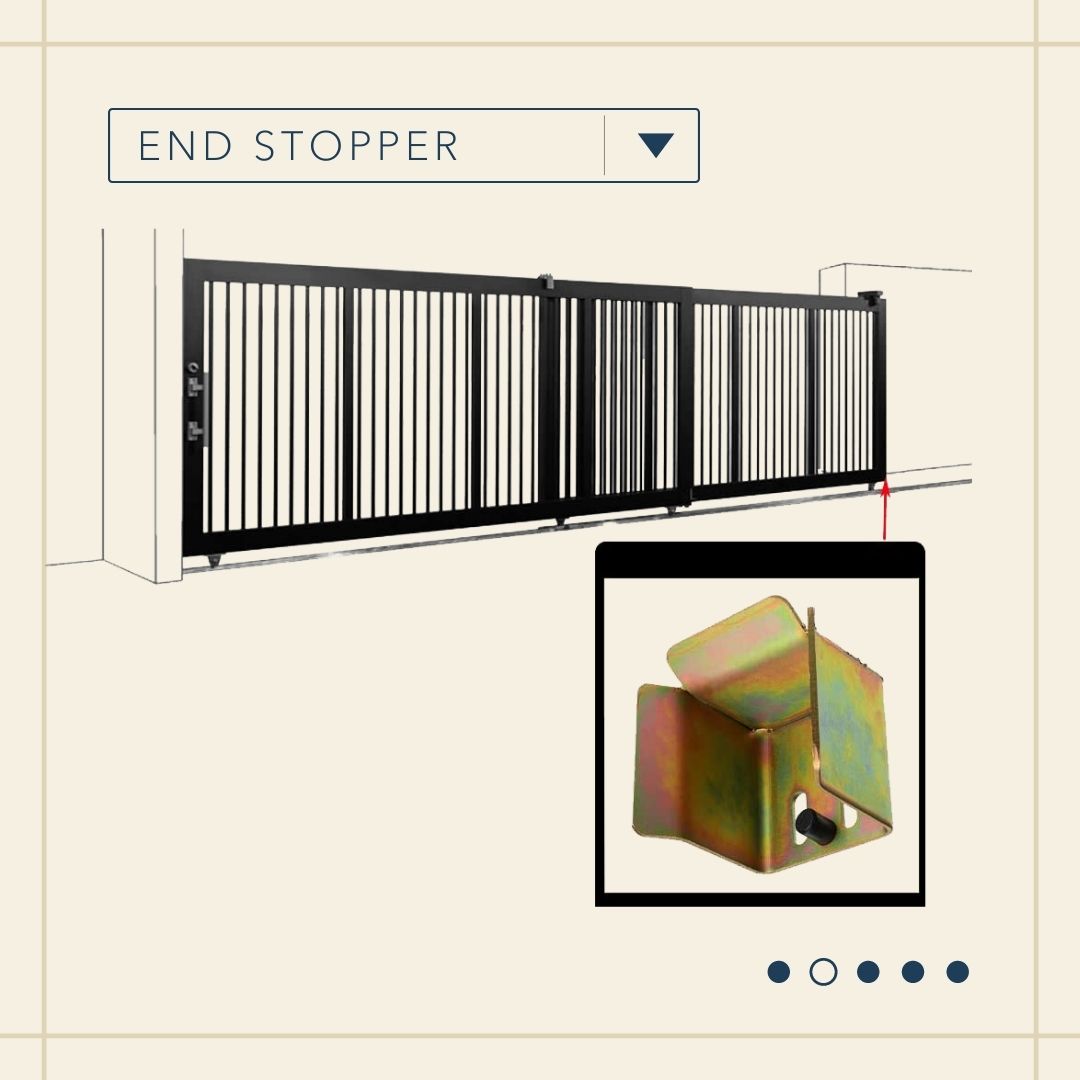 Sliding Gate U-Groove Hardware Set