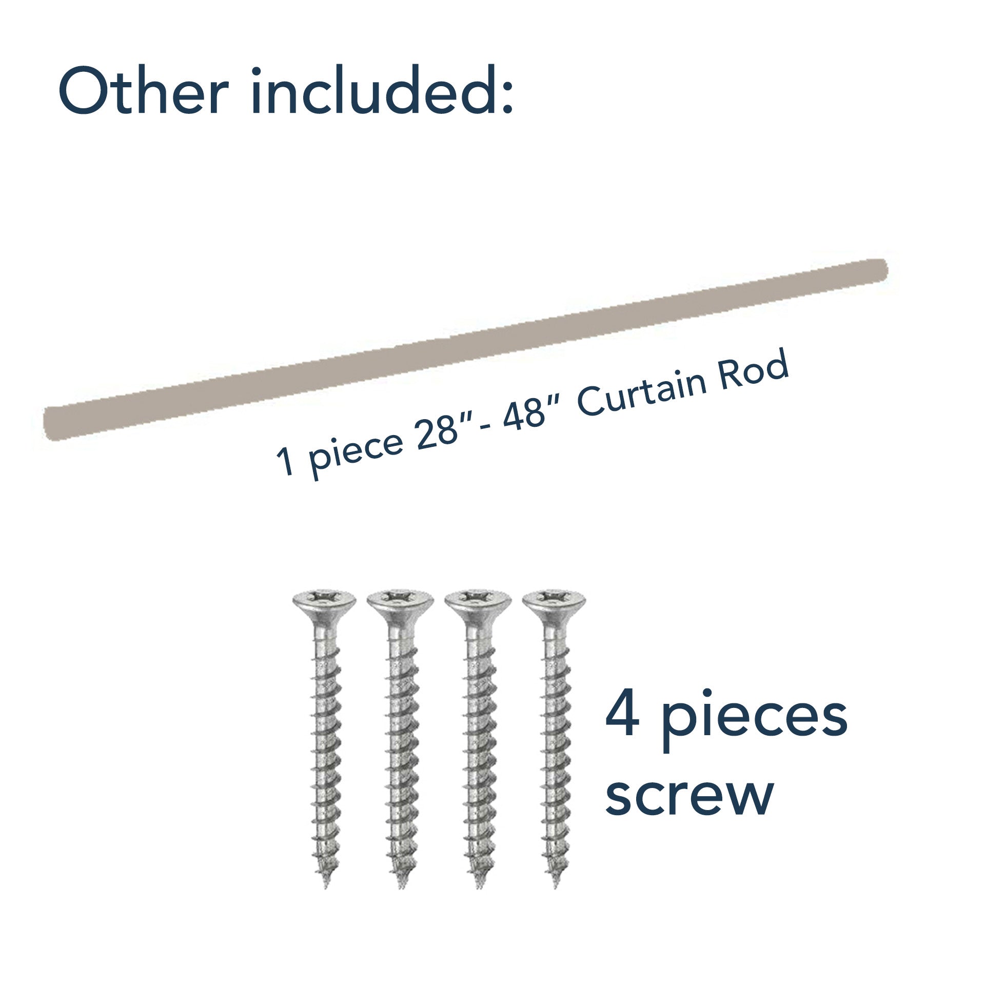 Chrome Plated 1/2" Cafe Rod Set for Sale Philippines