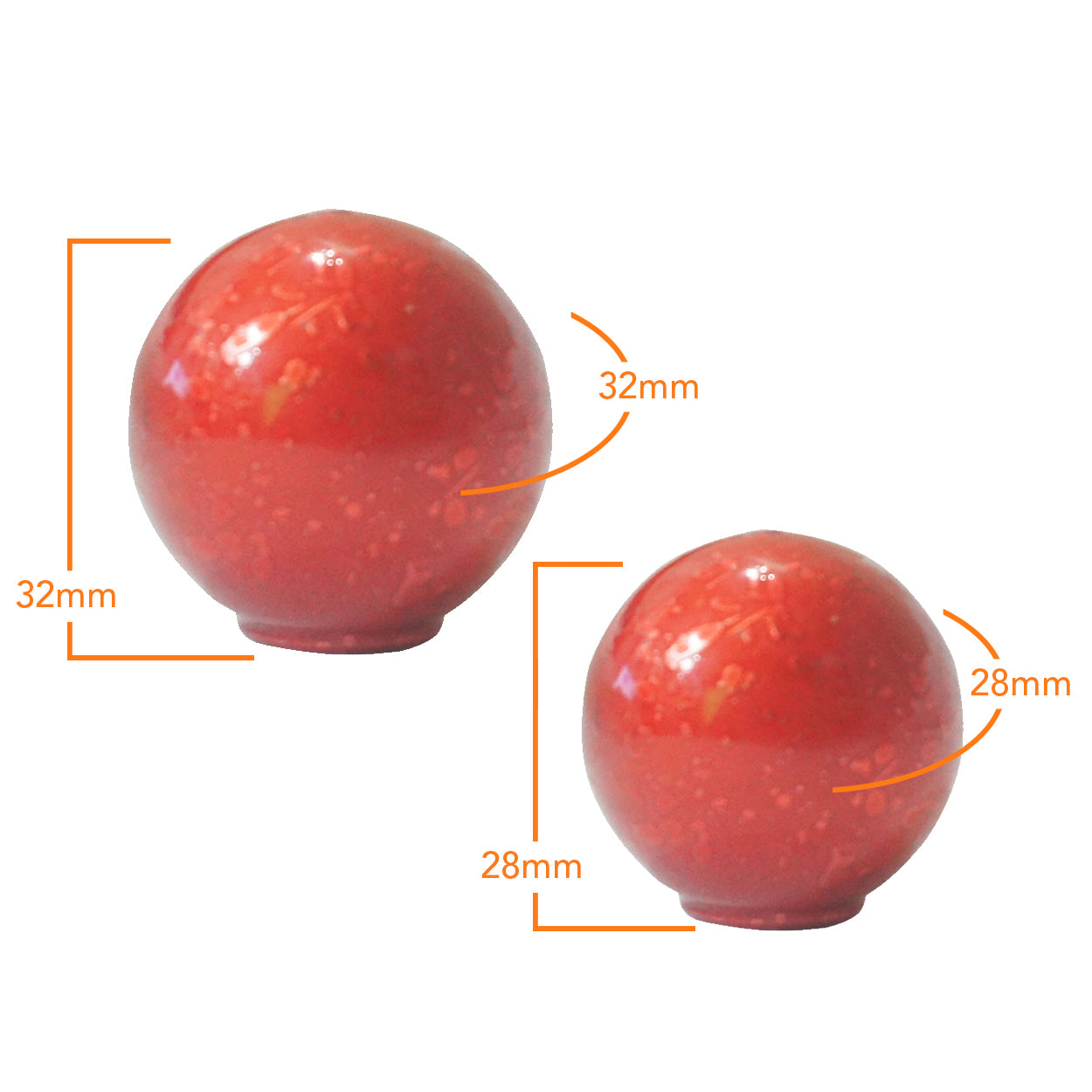 3128 3129 Red Plastic Knob