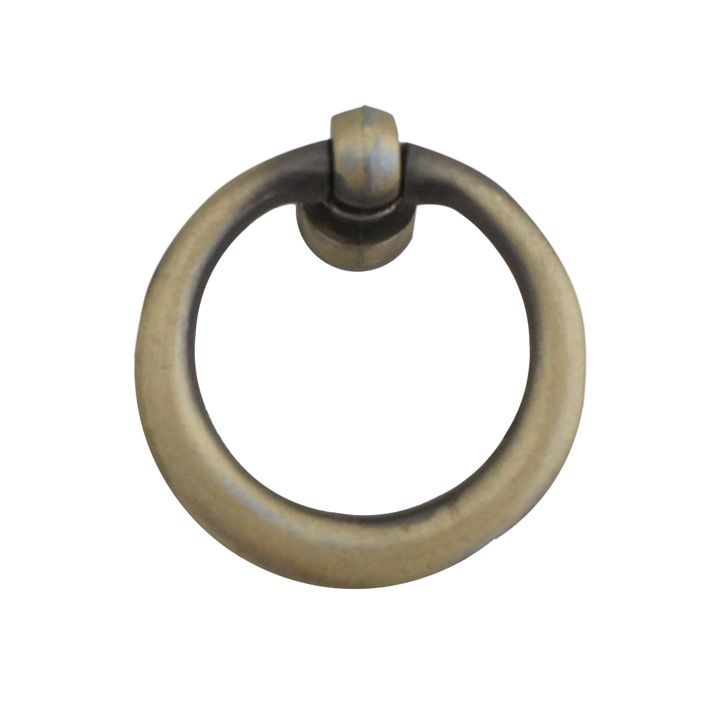 325 Antique Brass Ring Knob Cabinet Hardware