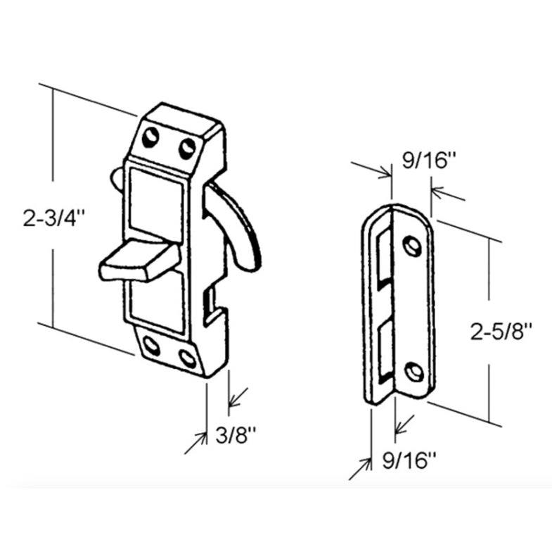 Seabird Sliding Keyed Door Latch for Sale Philippines