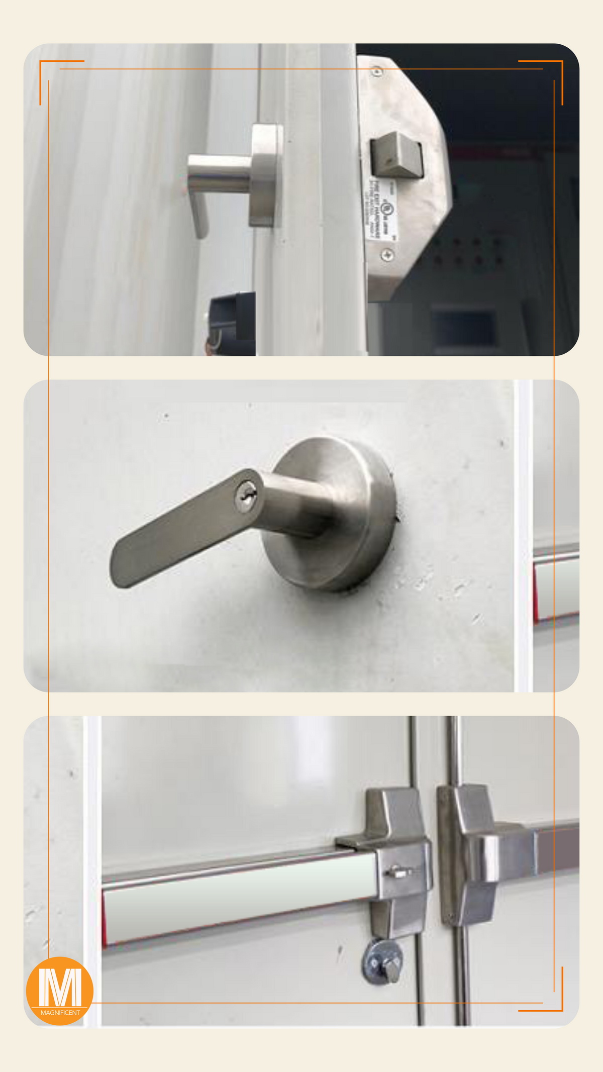 Tajima Panic Device Lever Lock