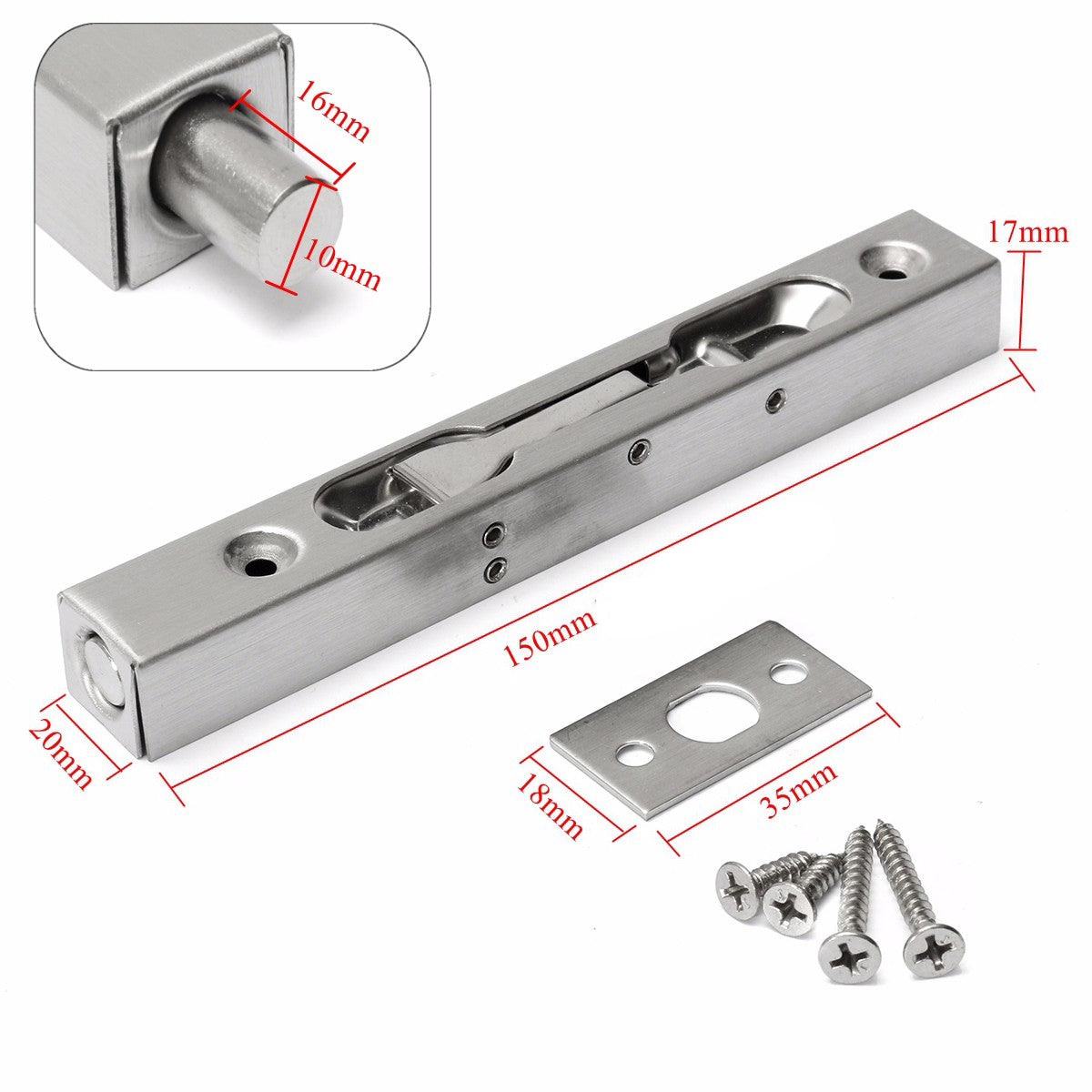 Stainless Steel 304 Exposed Screw In 6" for Sale Philippines