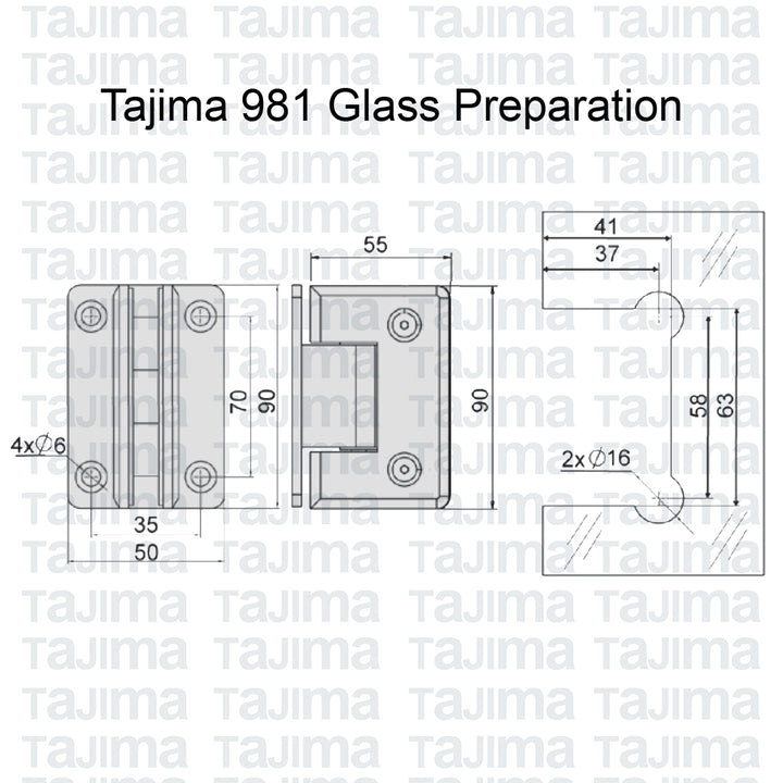 Tajima Wall to Glass Shower Hinge for Sale Philippines