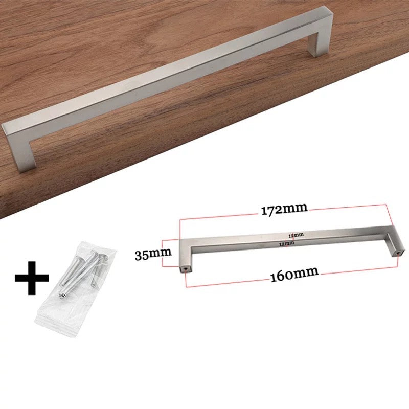 8371 Stainless Hollow Square Handle