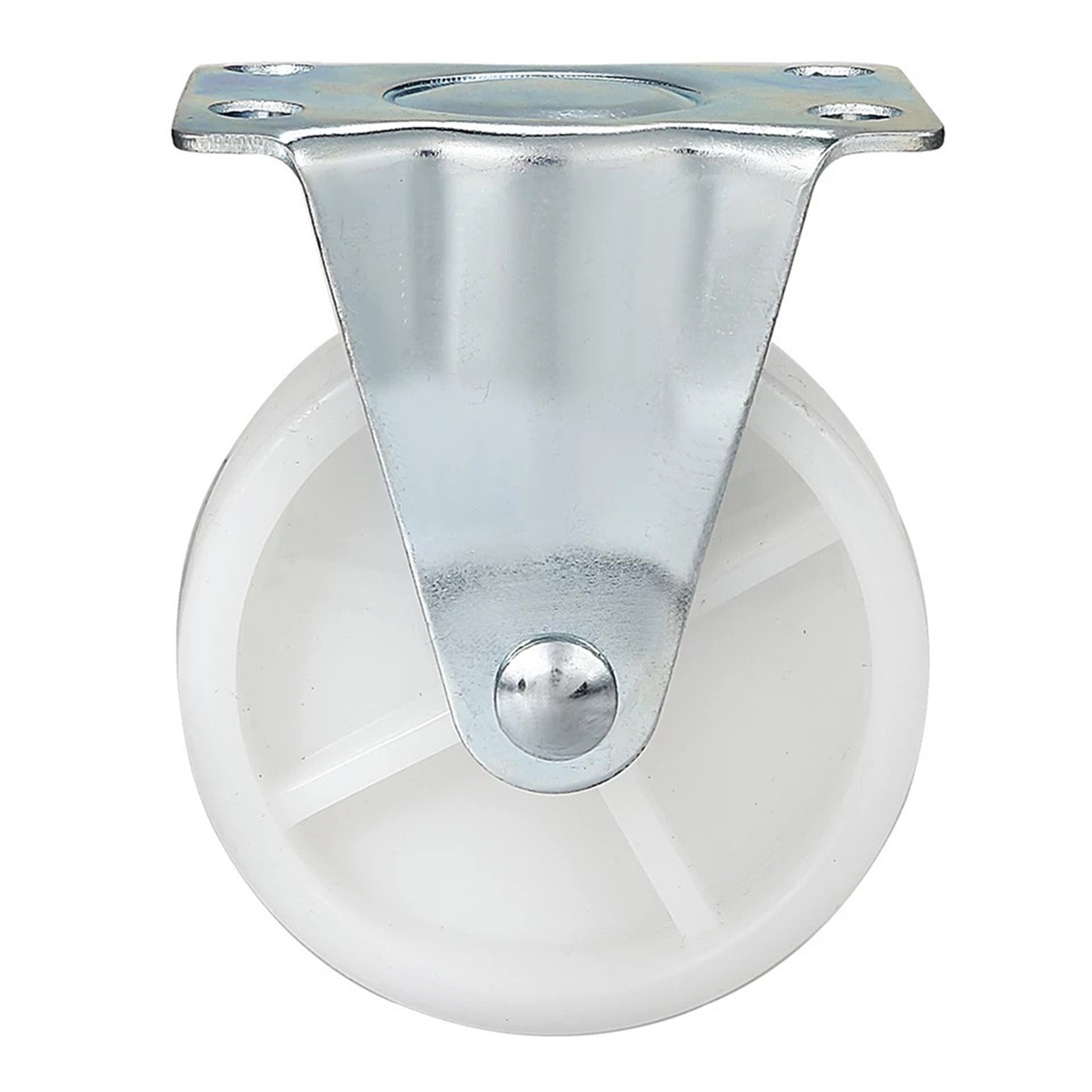 Fixed Rigid Type White Nylon Caster for Sale Philippines